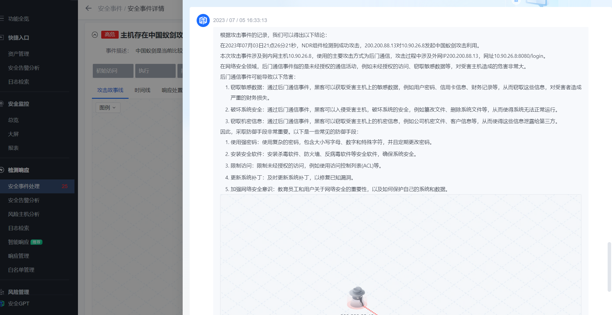 安全GPT-可扩展的检测与响应平台XDR（SAAS）-深信服技术支持